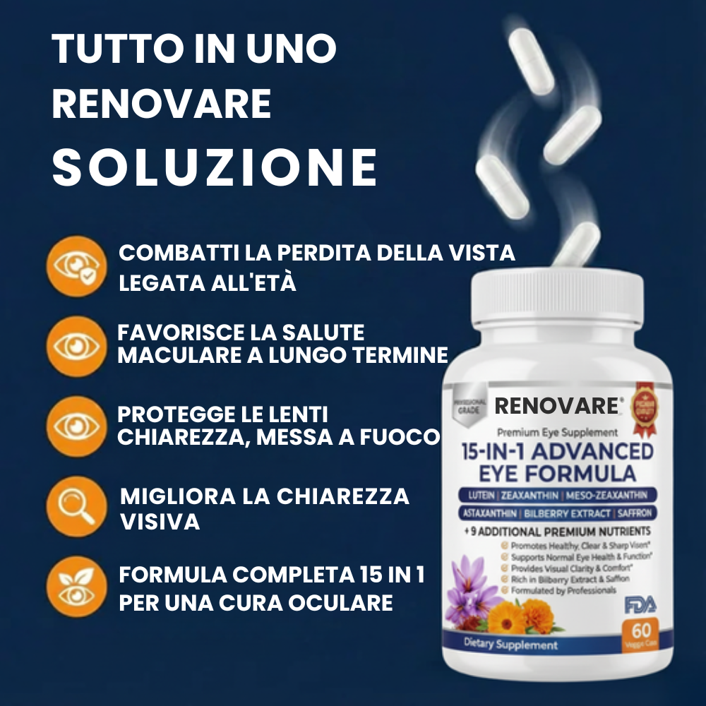 Renovare Formula Avanzata 15 in 1 per gli occhi – Renovare Italia